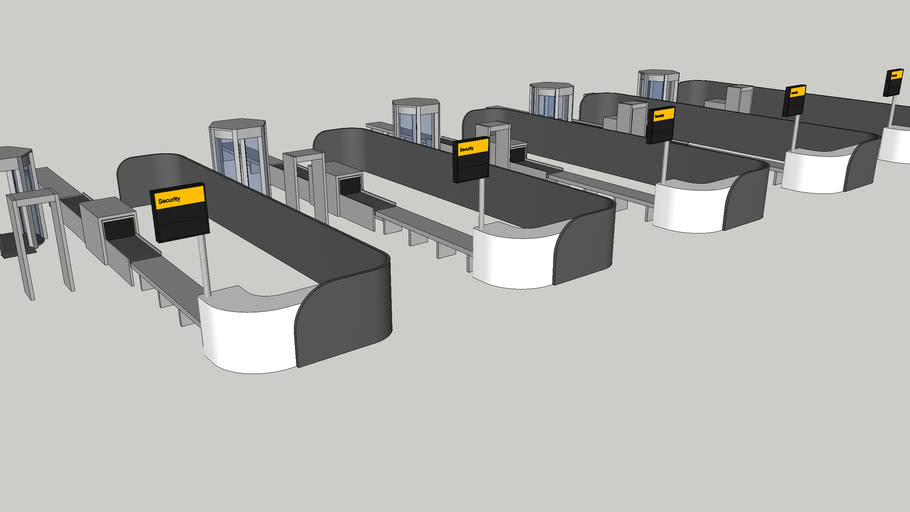 check in counter | 3D Warehouse