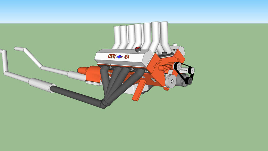 v8 chevy engine | 3D Warehouse