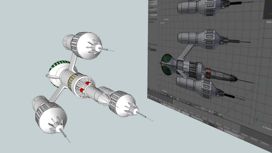 Blakes'7 Liberator DSV-2 | 3D Warehouse