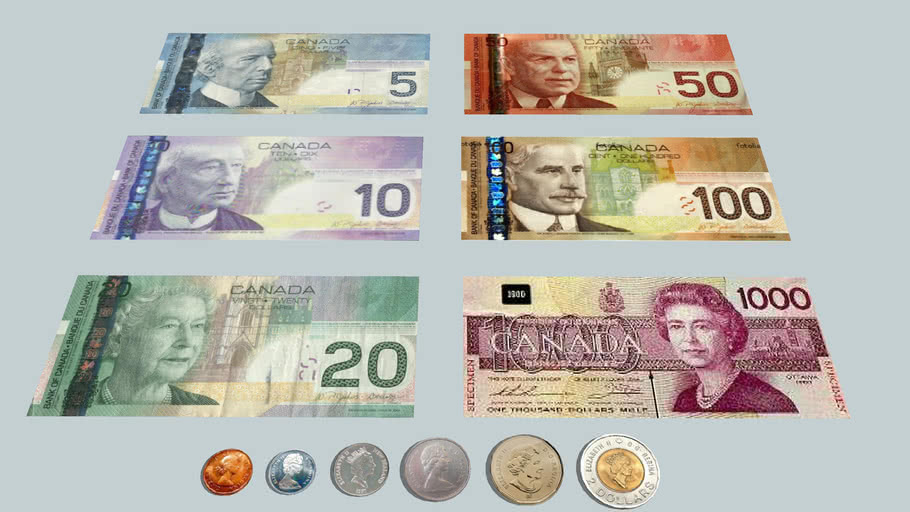 Canadian Money / Argent Canadien | 3D Warehouse