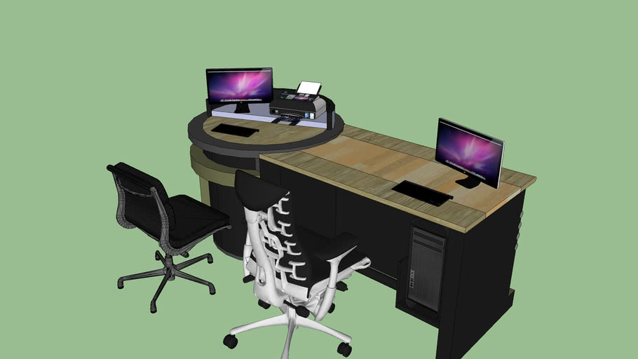 Manager Table | 3D Warehouse