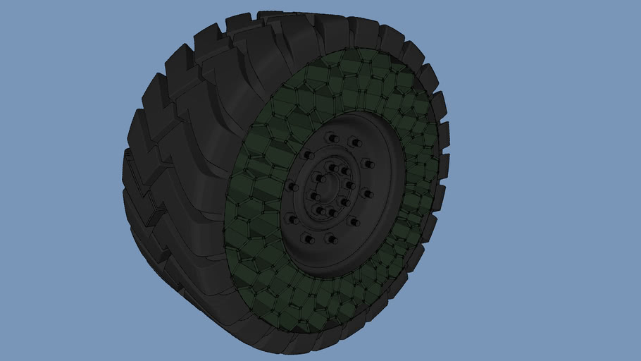 Humvee wheel 1 | 3D Warehouse