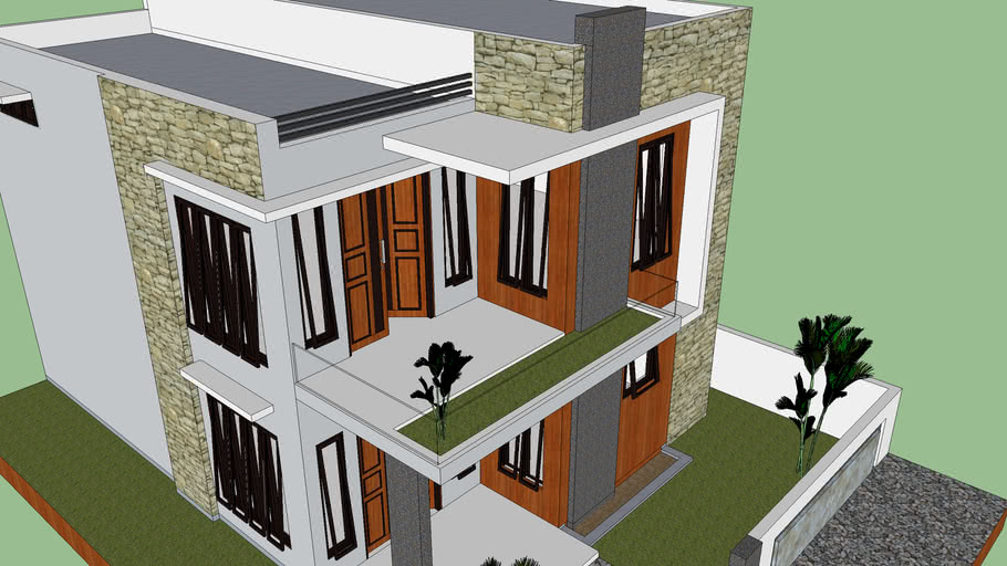 Rumah Modern Minimalis | 3D Warehouse