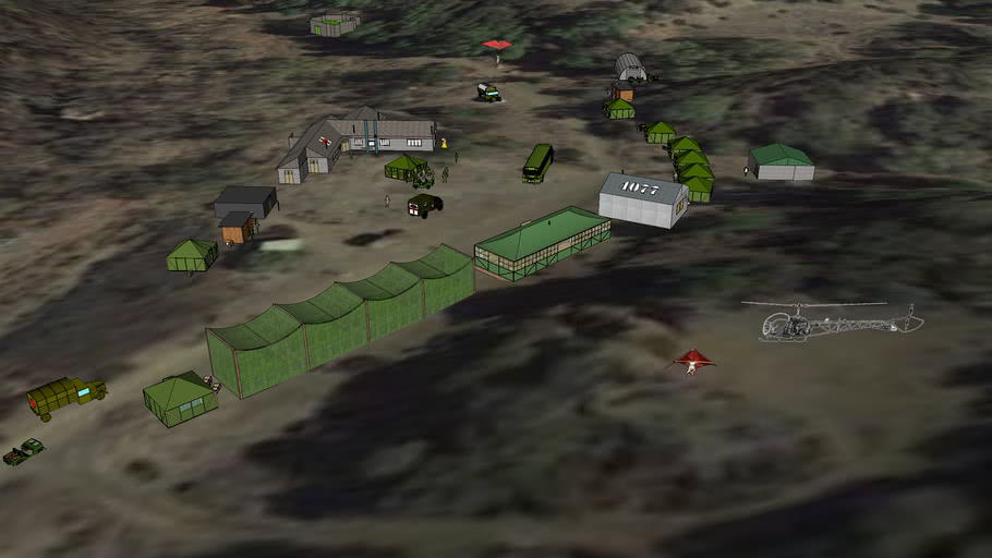 M*A*S*H 4077 Hospital (Updated 5-8-22) | 3D Warehouse