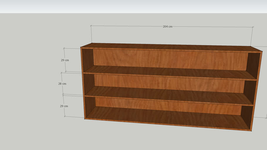 Simple shelf | 3D Warehouse