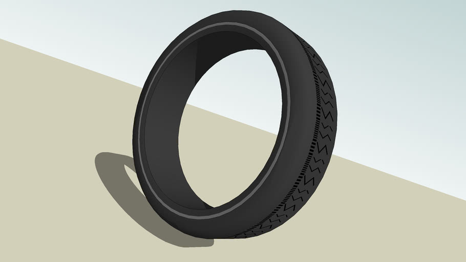 Bitmap-Photo-Textured Car Tire | 3D Warehouse