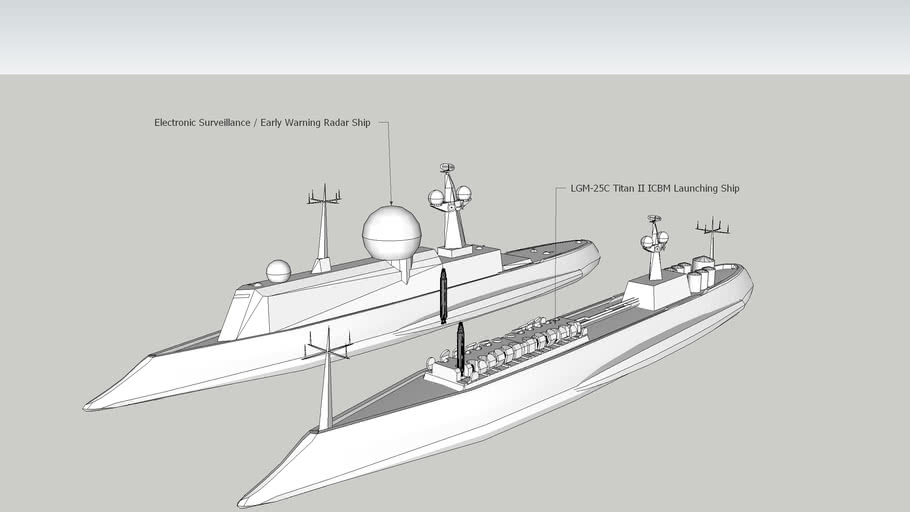 Fallout Style Military Ships | 3D Warehouse