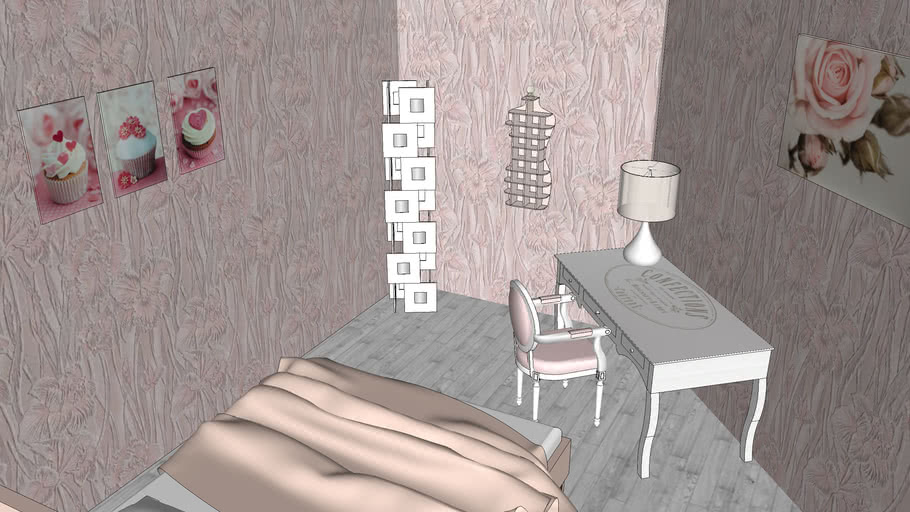 bedroom pink | 3D Warehouse