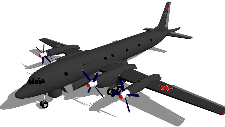 Aircraft - Ilyushin IL-38 „May“ | 3D Warehouse