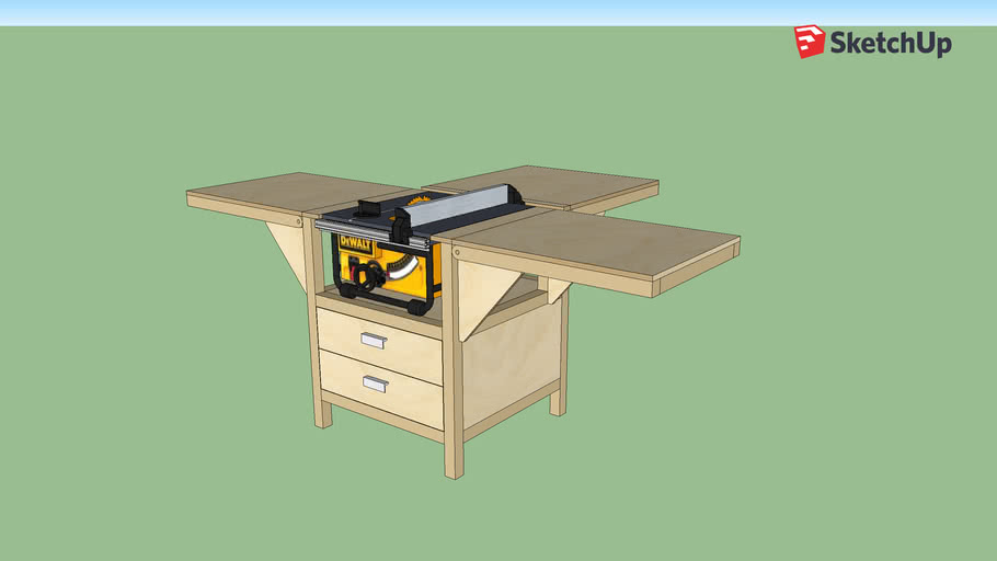 DeWalt DW745 Custom Table saw V1 | 3D Warehouse