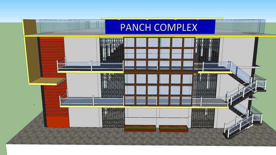 EXTERIOR DESIGN OF COMPLEX | 3D Warehouse