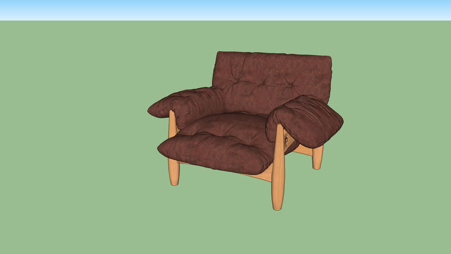 4495_Poltrona Mole - Sérgio Rodrigues | 3D Warehouse