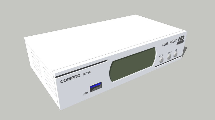 Digital TV Box ( COMPRO TR-T2B ) | 3D Warehouse
