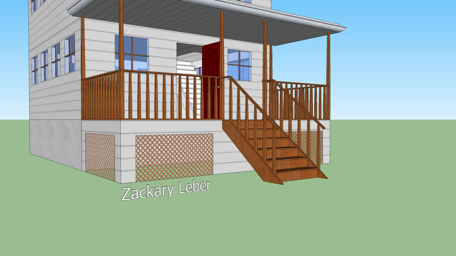 Porch Rendering | 3D Warehouse