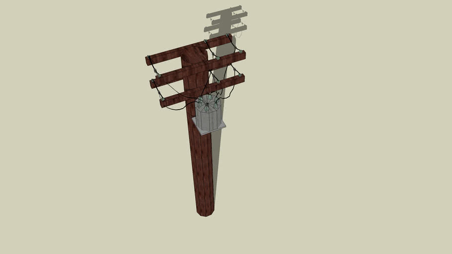 Utility Pole | 3D Warehouse