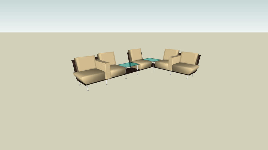 corner seating | 3D Warehouse