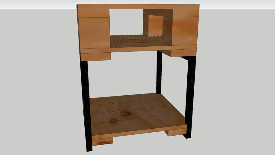 Table de nuit DIY | 3D Warehouse
