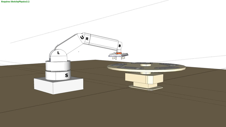 Industrial Robot Sketchy Physics | 3D Warehouse
