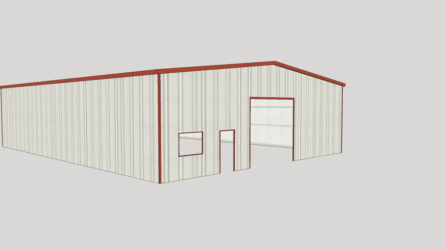 Steel Building Shell | 3D Warehouse