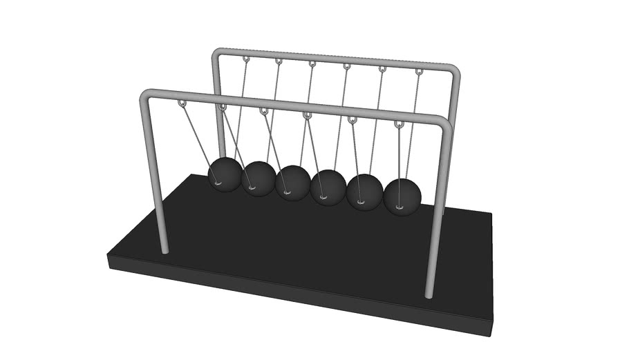 Pendule de Newton / Newton's pendulum | 3D Warehouse