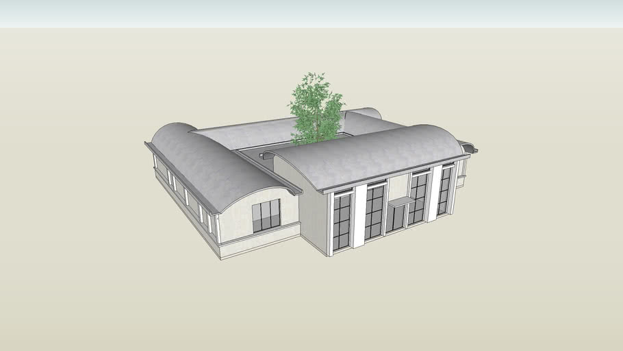 admin block final | 3D Warehouse