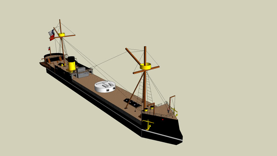 Monitor Huáscar | 3D Warehouse