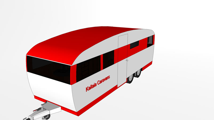 Caravan with full interior | 3D Warehouse