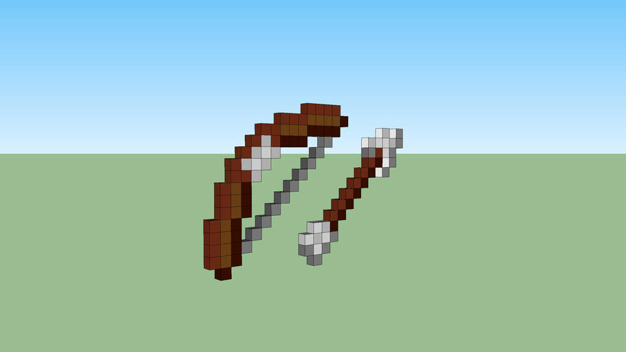 minecraft bow and arrow | 3D Warehouse