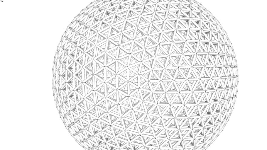 Space Frame Sphere | 3D Warehouse