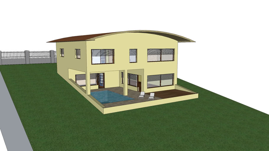 Home on a slope | 3D Warehouse