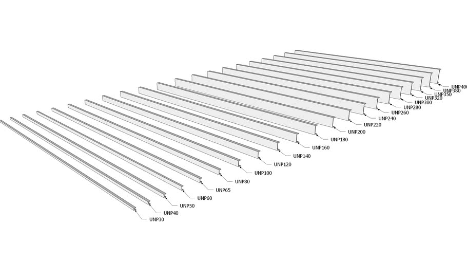 UNP balken UNP beams | 3D Warehouse