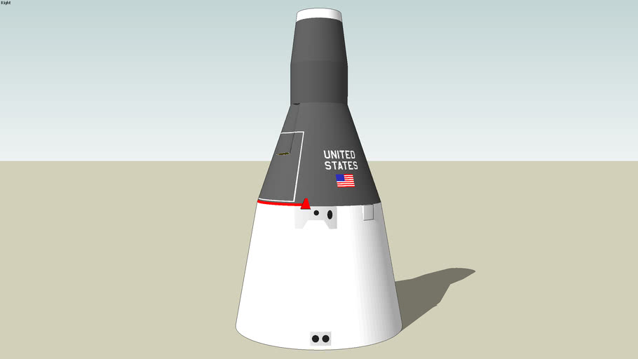 Gemini Command Module | 3D Warehouse