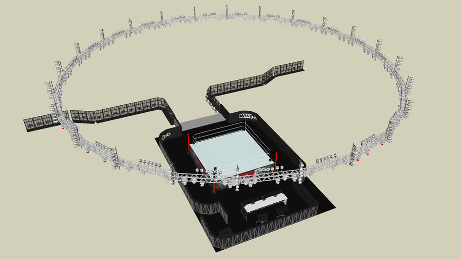 wwe ring and truss | 3D Warehouse