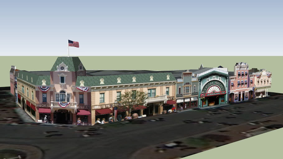 Disneyland SW Main Street | 3D Warehouse