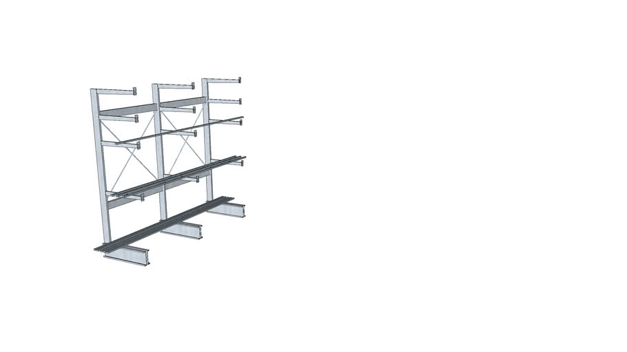 cantilever with bars | 3D Warehouse