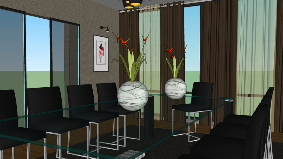 Modern Dining room | 3D Warehouse