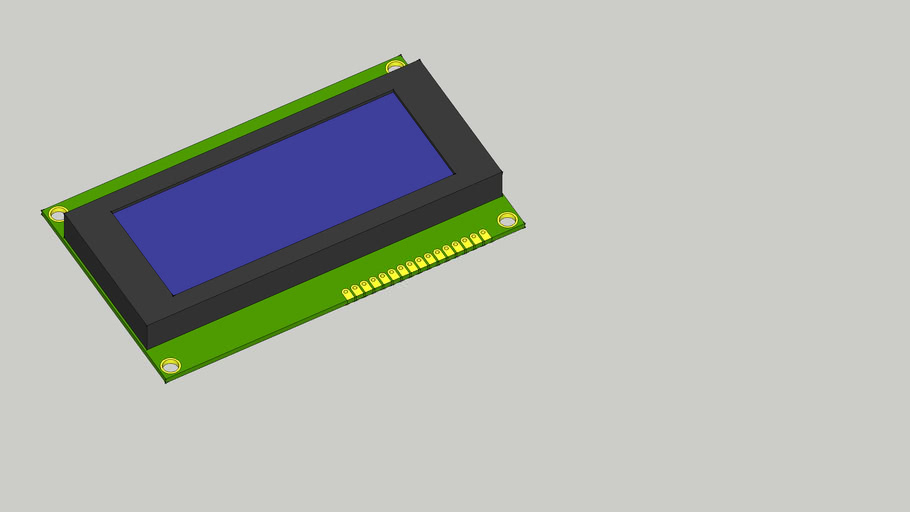 LCD 20 x 4 | 3D Warehouse