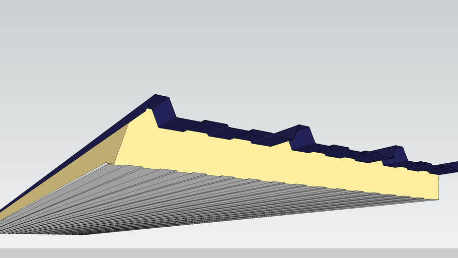 PUF Roof panel | 3D Warehouse