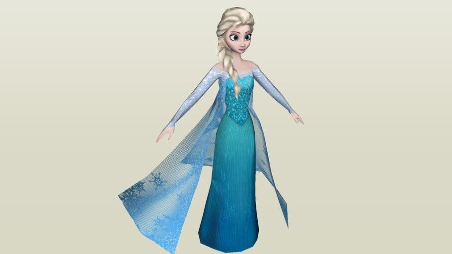 DISNEY Frozen Elsa | 3D Warehouse