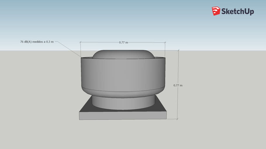 Extractor tipo hongo | 3D Warehouse
