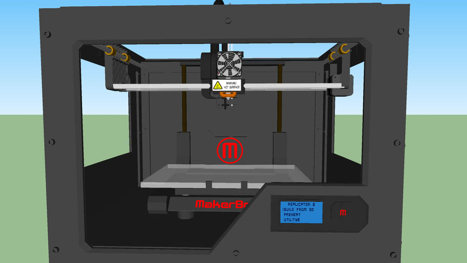 Makerbot replicator 3D printer | 3D Warehouse
