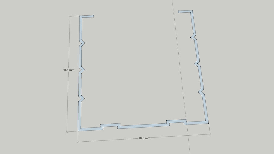 Knauf profile rack 50x50 | 3D Warehouse