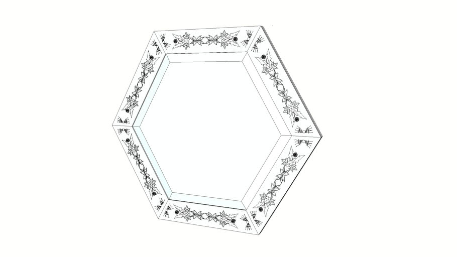 Hexagonal mirror | 3D Warehouse