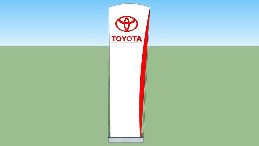 toyota sign | 3D Warehouse