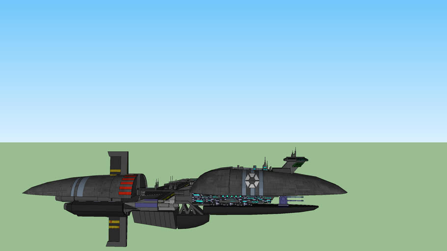 munificent class sepáratist frigate. | 3D Warehouse