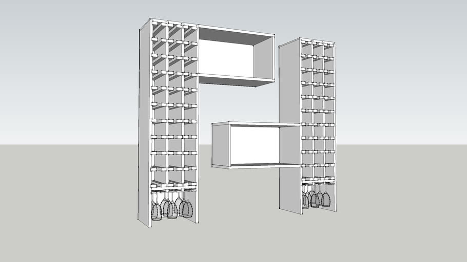Wine Rack | 3D Warehouse