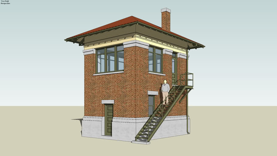 Railroad Signal Tower | 3D Warehouse