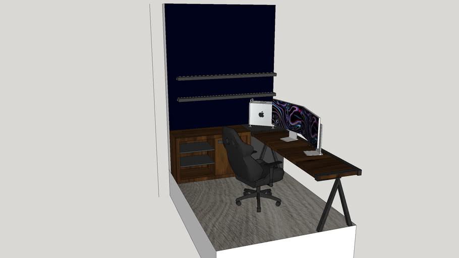 GAMİNG SETUP (LOW POLY) | 3D Warehouse