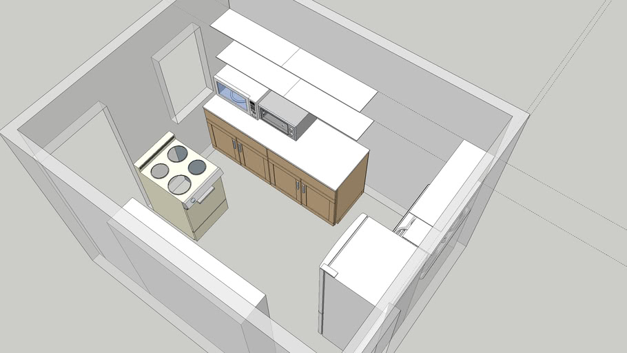 small kitchen | 3D Warehouse