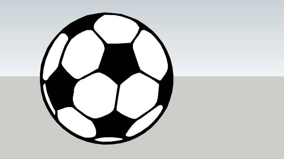 2D Football ball | 3D Warehouse